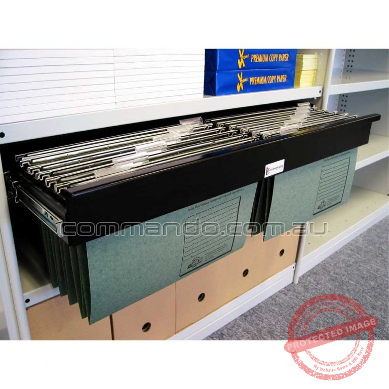 Pull Out Filing Frame - Accessories | Commando Storage Systems