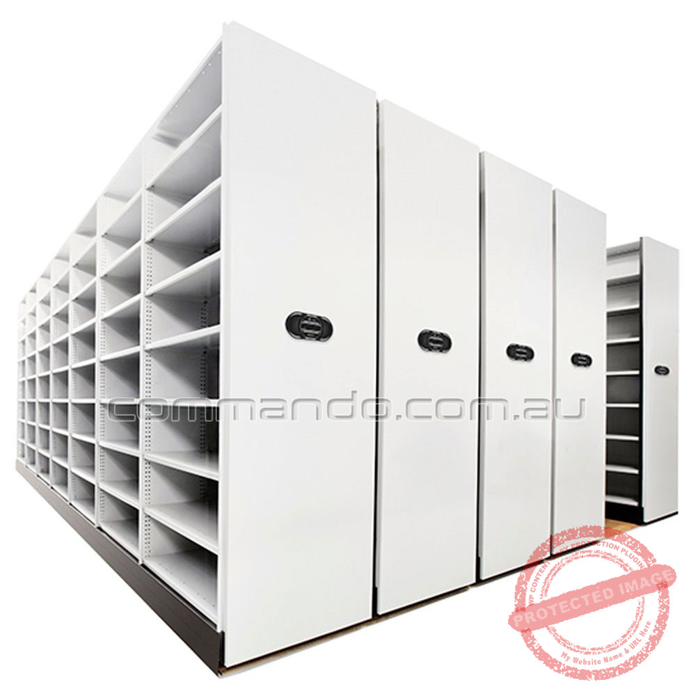 ELECTRIC MOBILE SHELVING | Commando Storage System