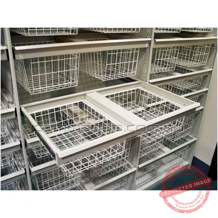 Pull Out Wire Basket Drawer - Accessories | Commando Storage Systems