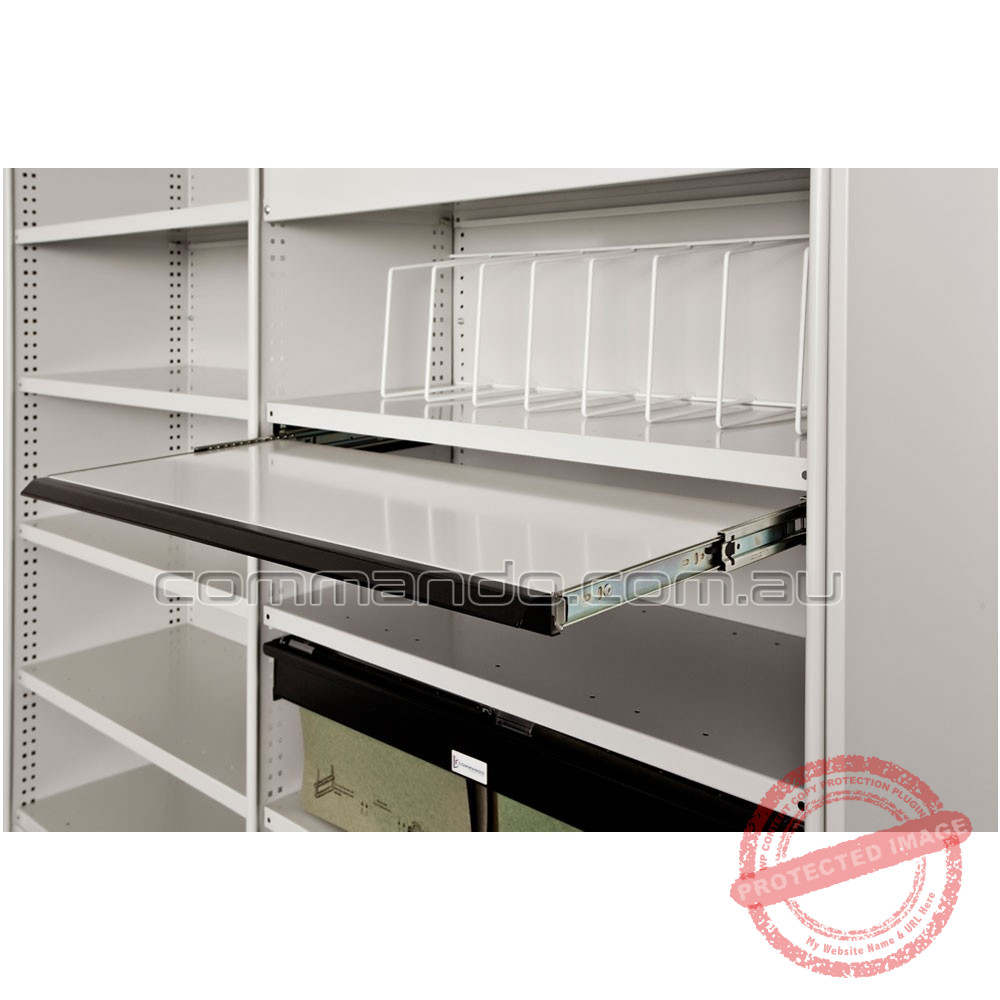 Pull Out Reference Shelf - Accessories | Commando Storage Systems