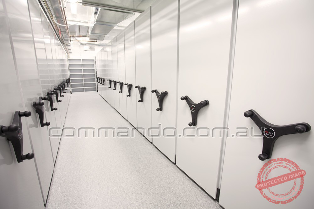 MOBILE SHELVING | Ezi-Glide® Maxx | Commando Storage Systems