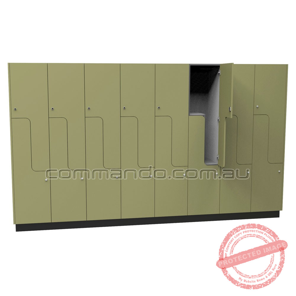 Commando Storage Systems - Timber Laminate Lockers