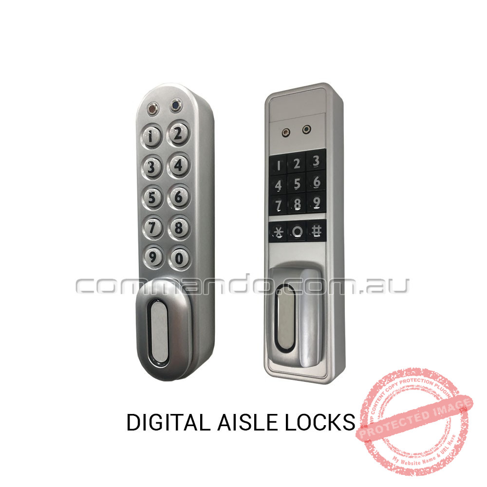 Digital Aisle Lock - Accessories | Commando Storage Systems