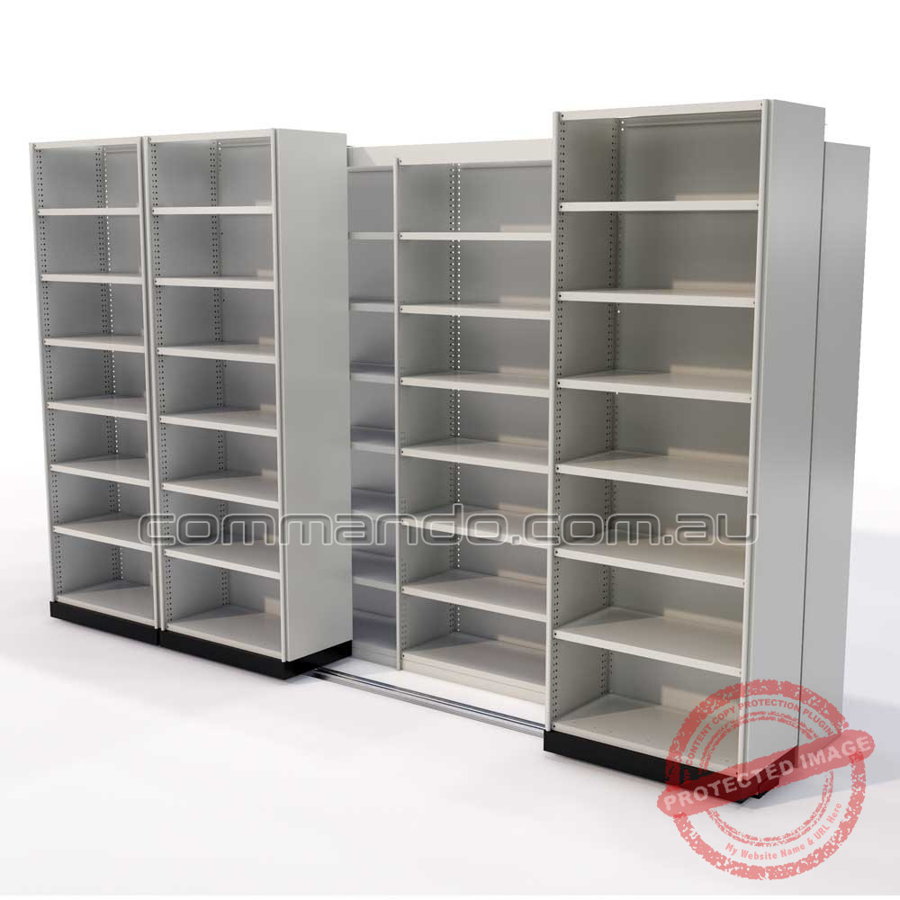 MOBILE SHELVING | Ezi-Glide® Extenda | Commando Storage Systems